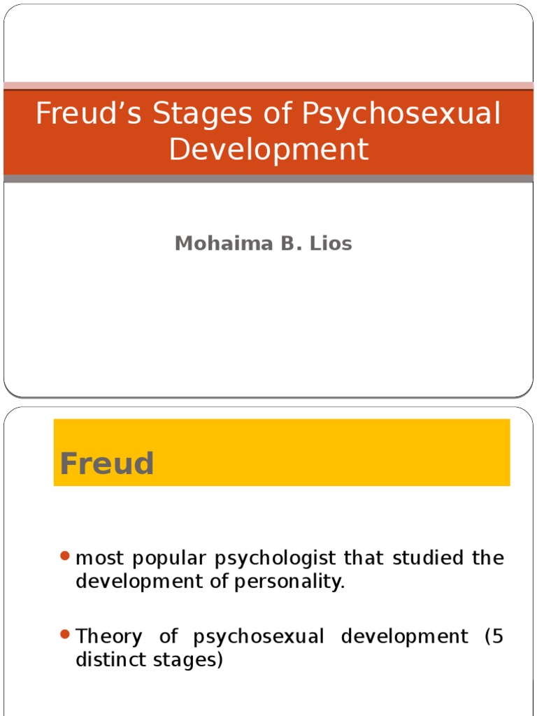Freud's Stages of Psychosexual Development | PDF | Id | Psychoanalytic ...
