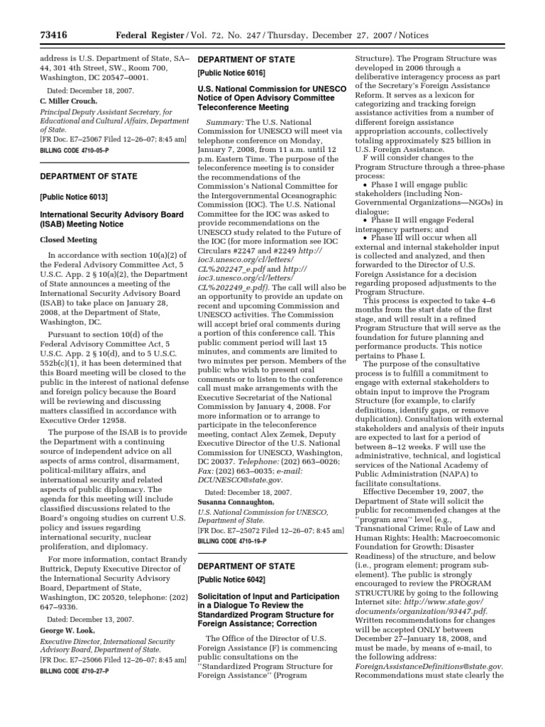 Notice: Culturally Significant Objects Imported For Exhibition ...