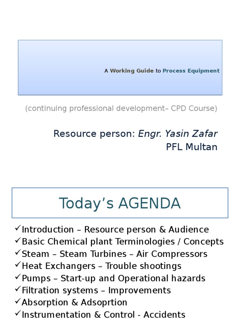 Process Equipment CPD Course Guide | PDF | Steam | Heat