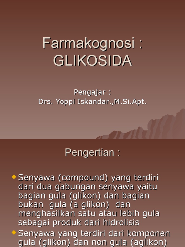GLIKOSIDA | PDF