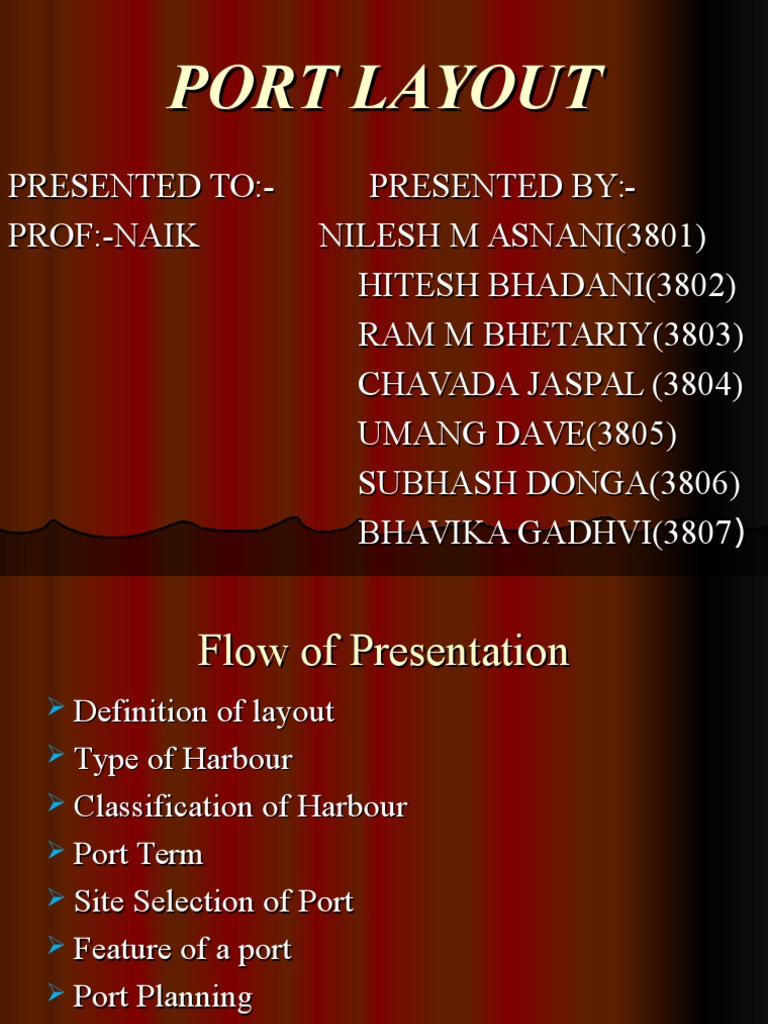 Port Layout | PDF | Harbor | Port