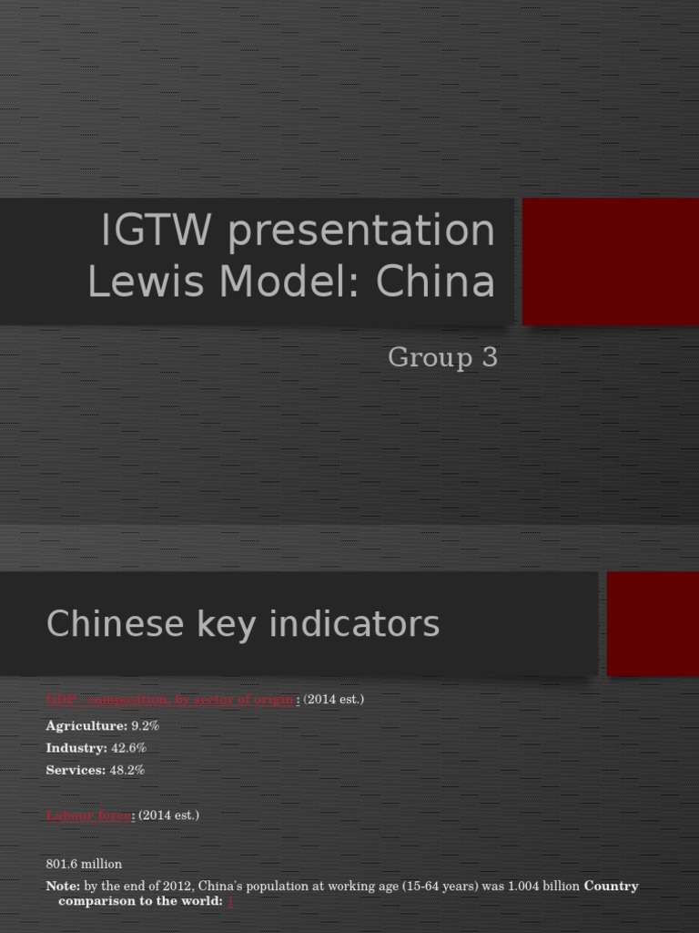 China Approaching Lewis Turning Point | PDF | Labour Economics | Workforce