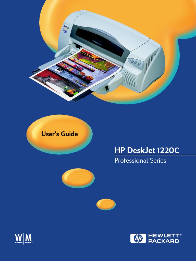 Guide HP 1220c | PDF | Microsoft Windows | Printer (Computing)