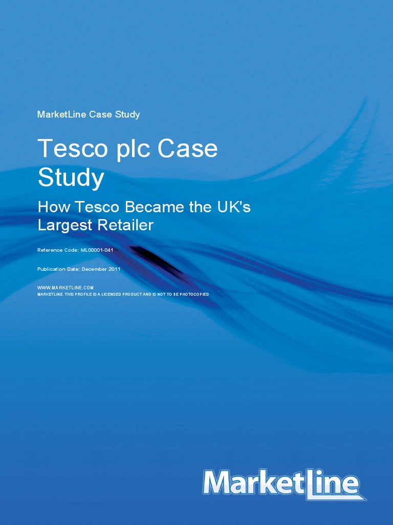 Tesco PLC Case Study. | PDF | Tesco | Grocery Store