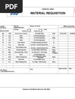 Form Material Request | PDF