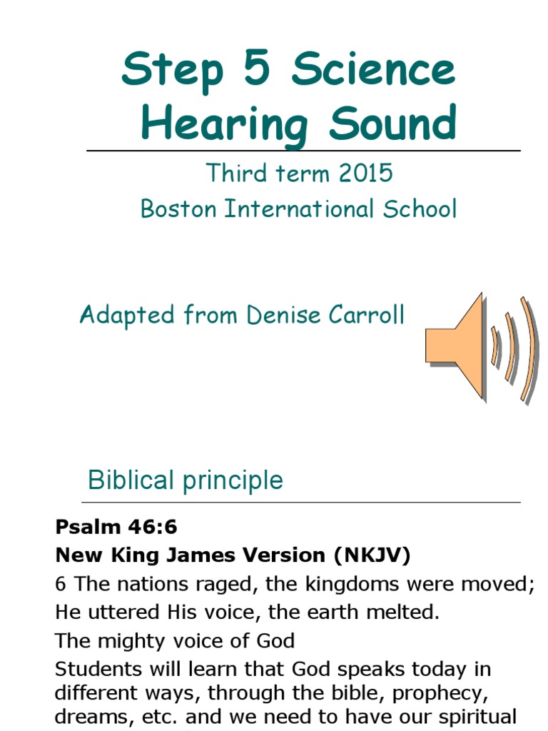 Step 5 Science Sound | PDF | Ear | Sound