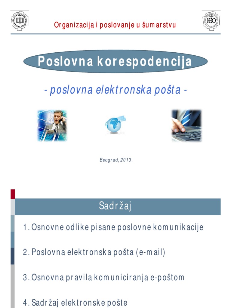 Poslovna Korespodencija | PDF