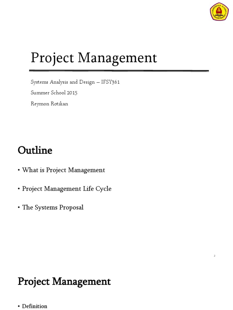 02 - Project Management | PDF | Project Management | Computing