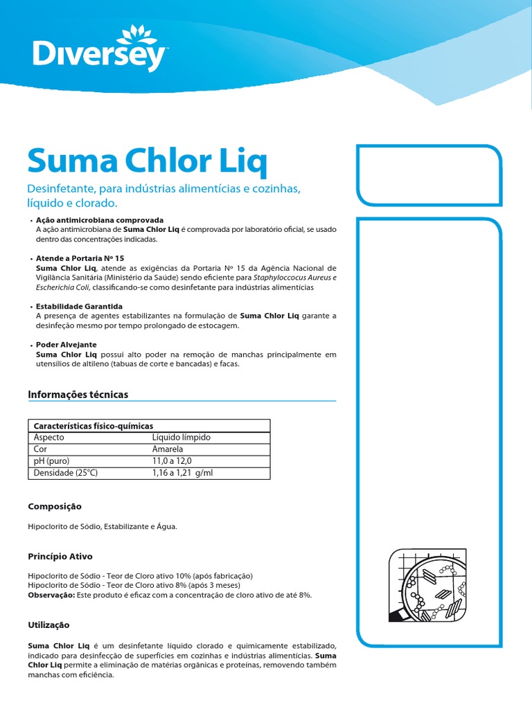 1590 Lit Pis Suma Chlor Liq LR | PDF | Desinfetante | Cloro