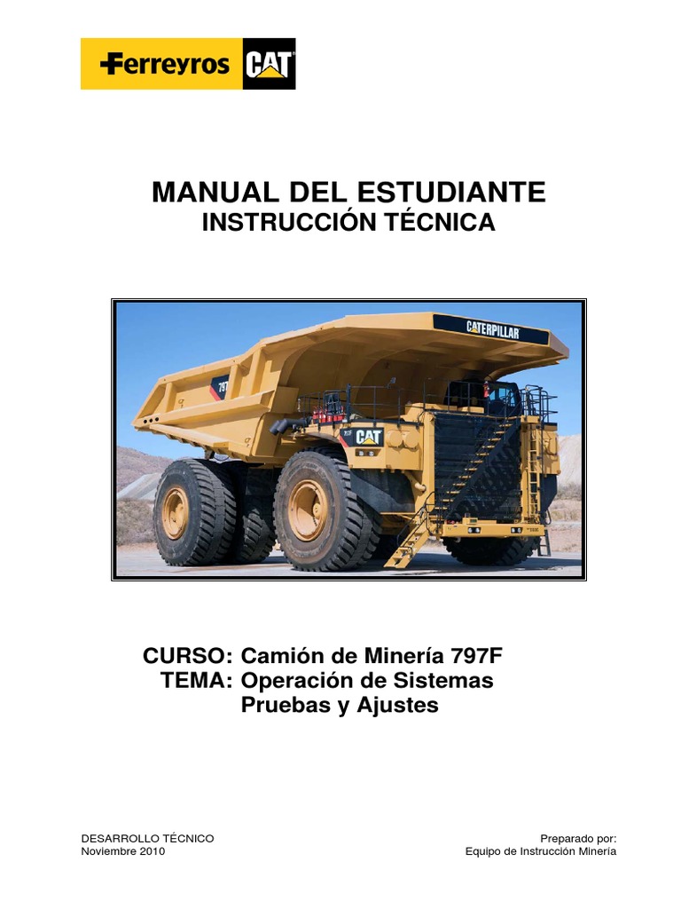 Camion Cat 797F | PDF | Transmisión (Mecánica) | Eje
