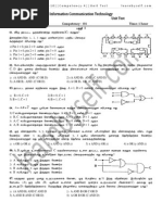 Grade 10 ICT Unit-01 Test | PDF