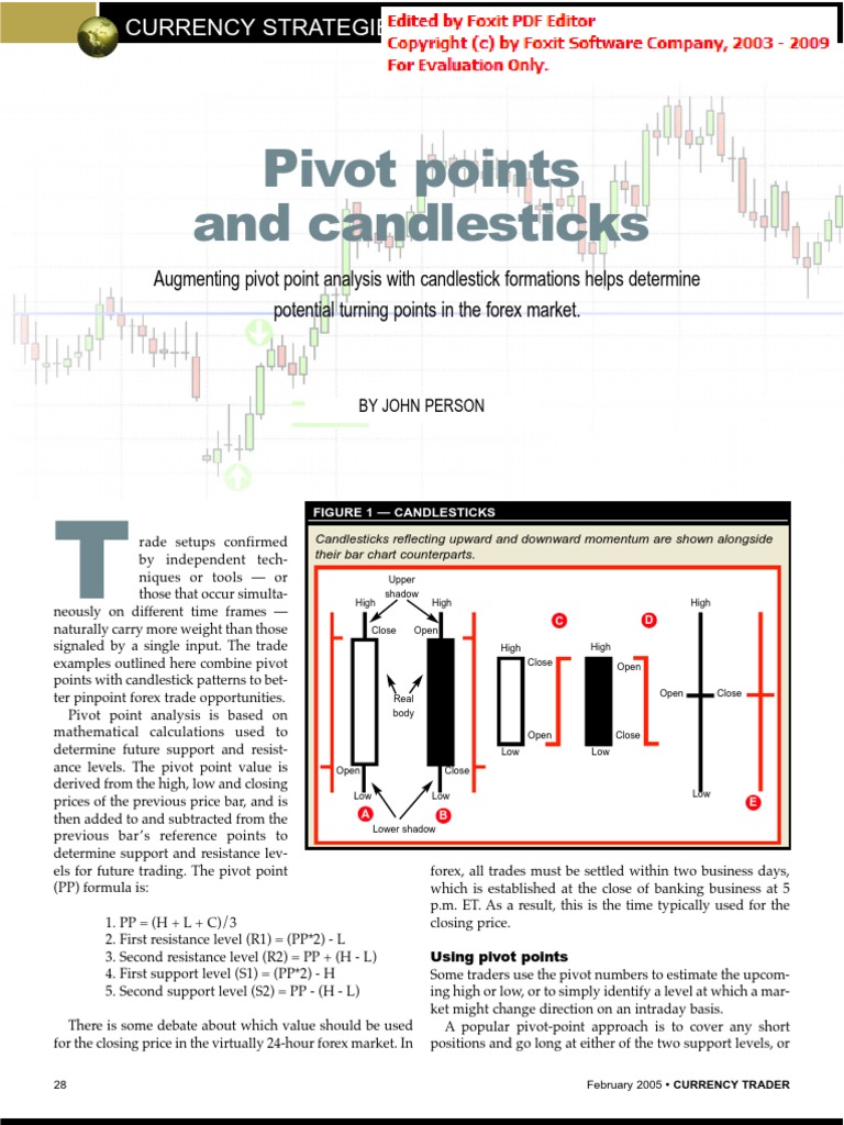 Pivot Points and Candlesticks | PDF | Market Trend | Day Trading