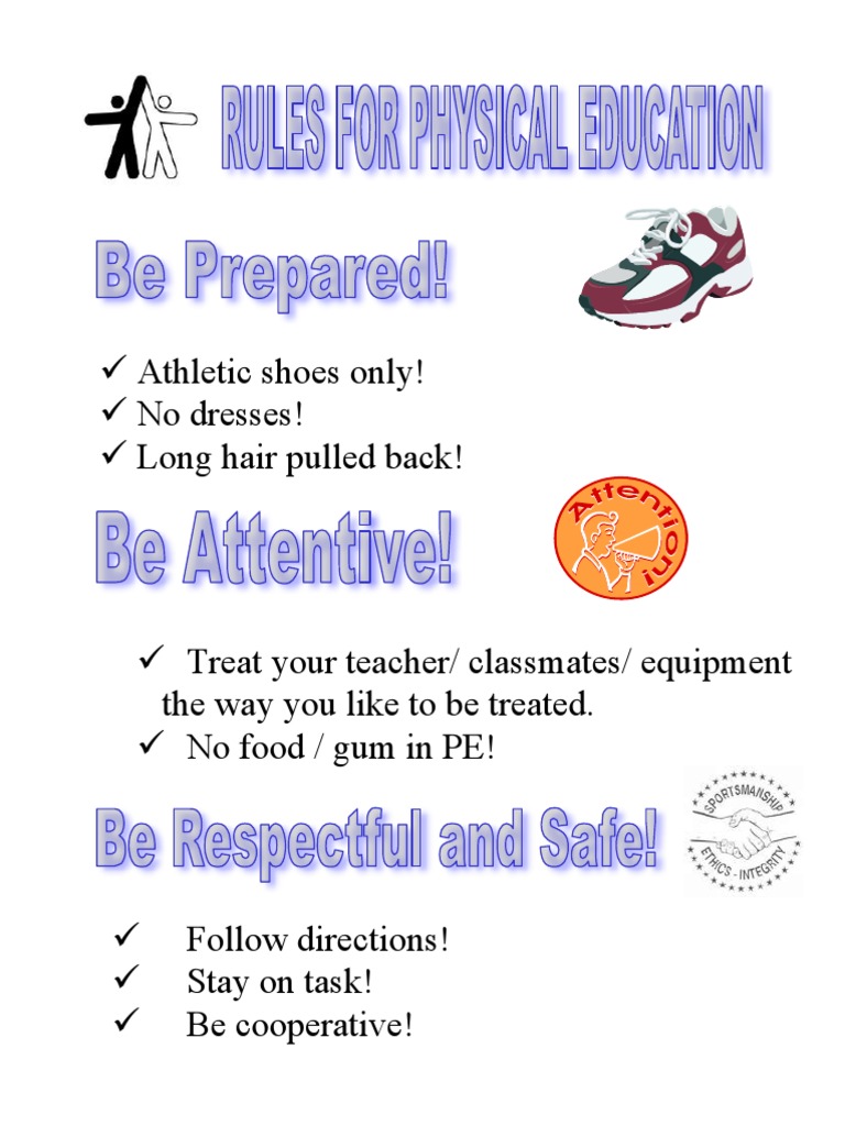 Hs Pe Rules | PDF
