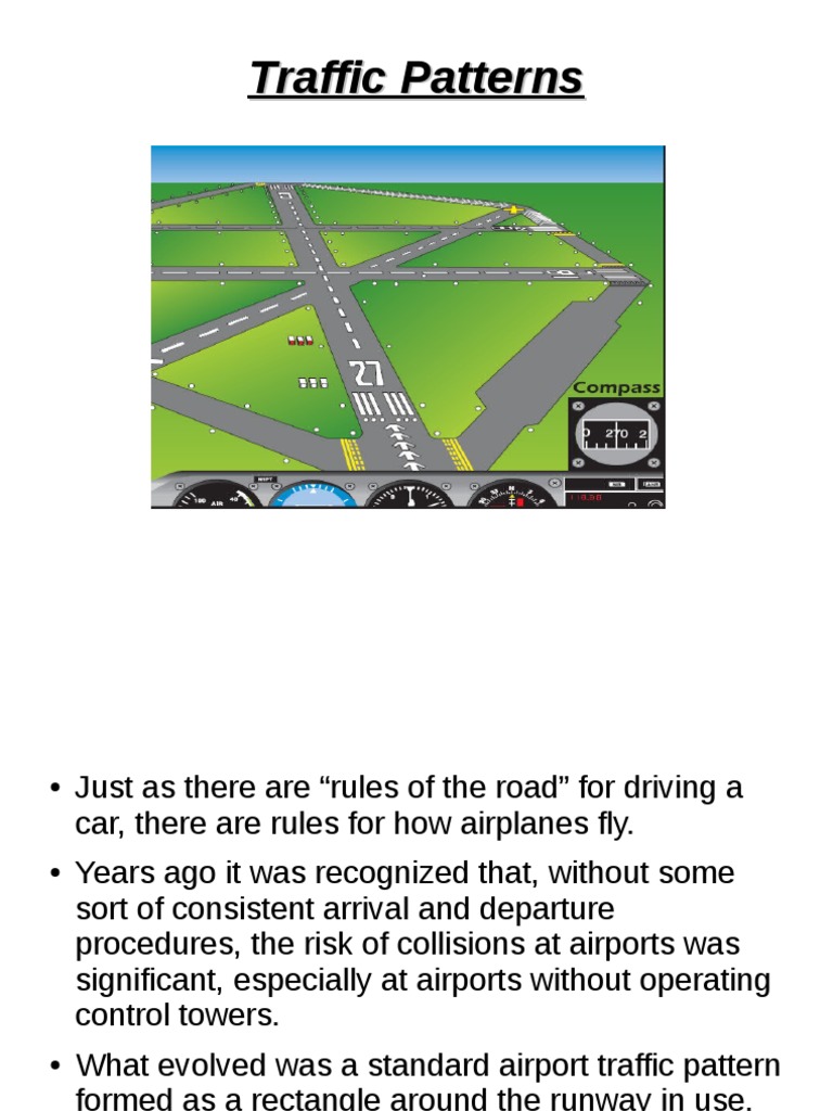 Traffic Patterns | PDF | Runway | Aviation Safety