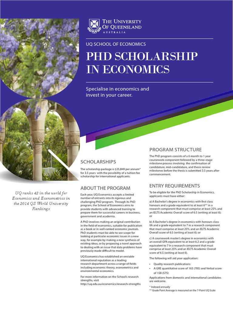 PHD Scholarships Flyer 2014 | PDF | Doctor Of Philosophy | Thesis