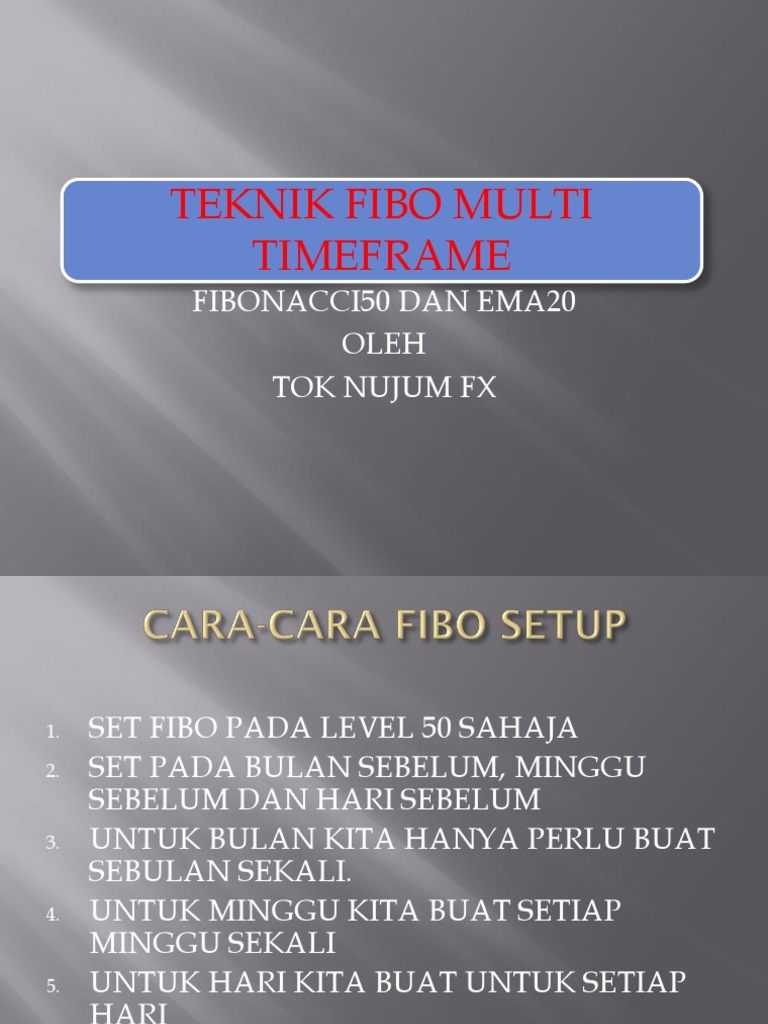 Teknik Fibo Multi Timeframe | PDF