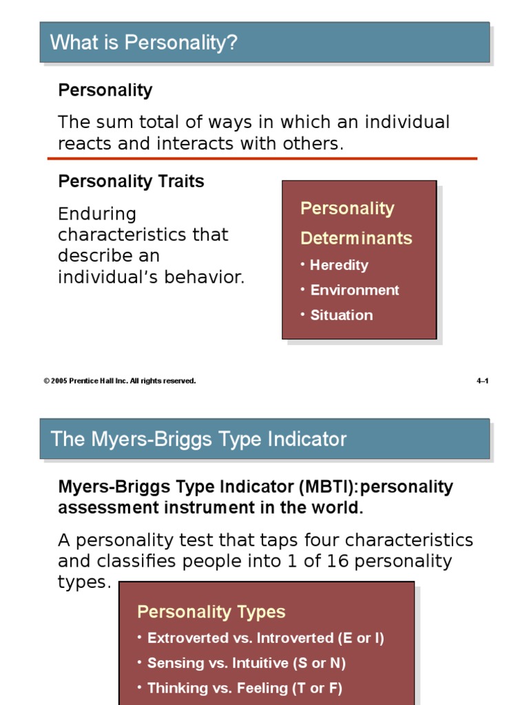 Personality Traits | PDF | Career & Growth | Self-Improvement