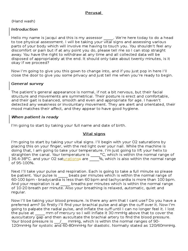 Example of An OSCA (Nursing) | PDF | Heart Valve | Heart