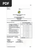 Math Form 4 Exam Midterm - Paper 1 | PDF | Line (Geometry) | Mathematics