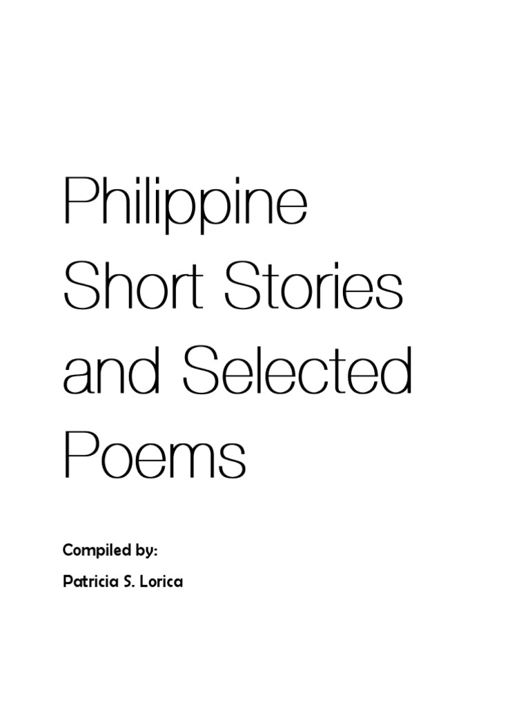 Philippine Short Stories and Selected Poems | PDF