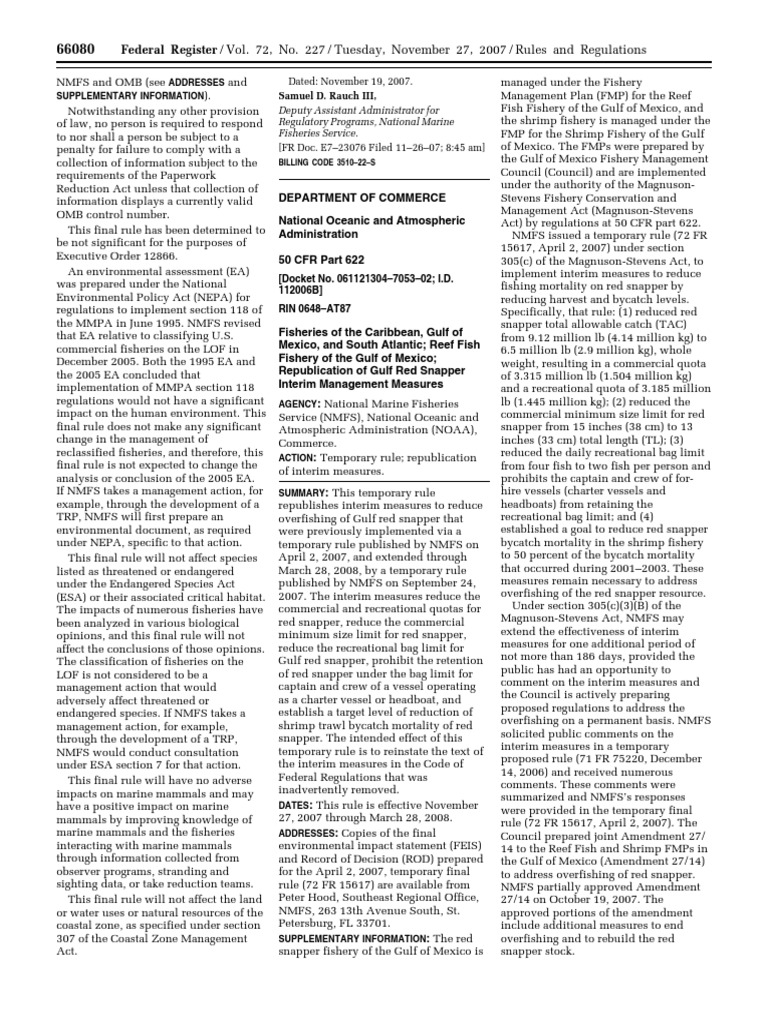 Rule: Fishery Conservation and Management: Alaska Fisheries of ...