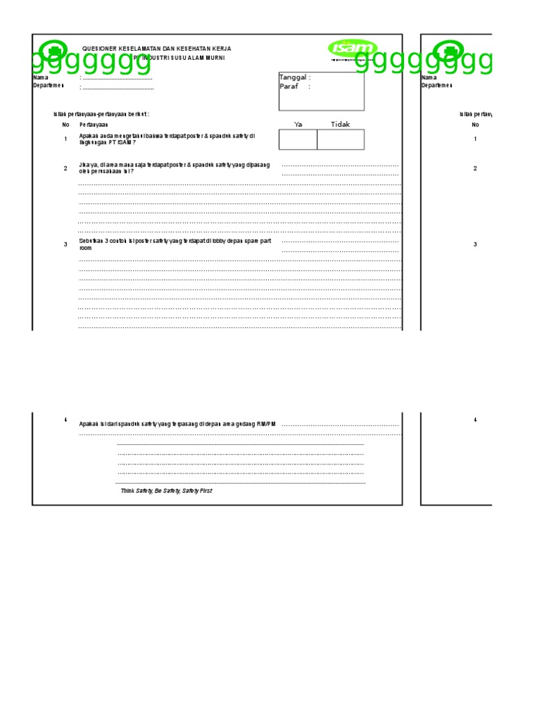 Data Rahasia PT - Isam | PDF