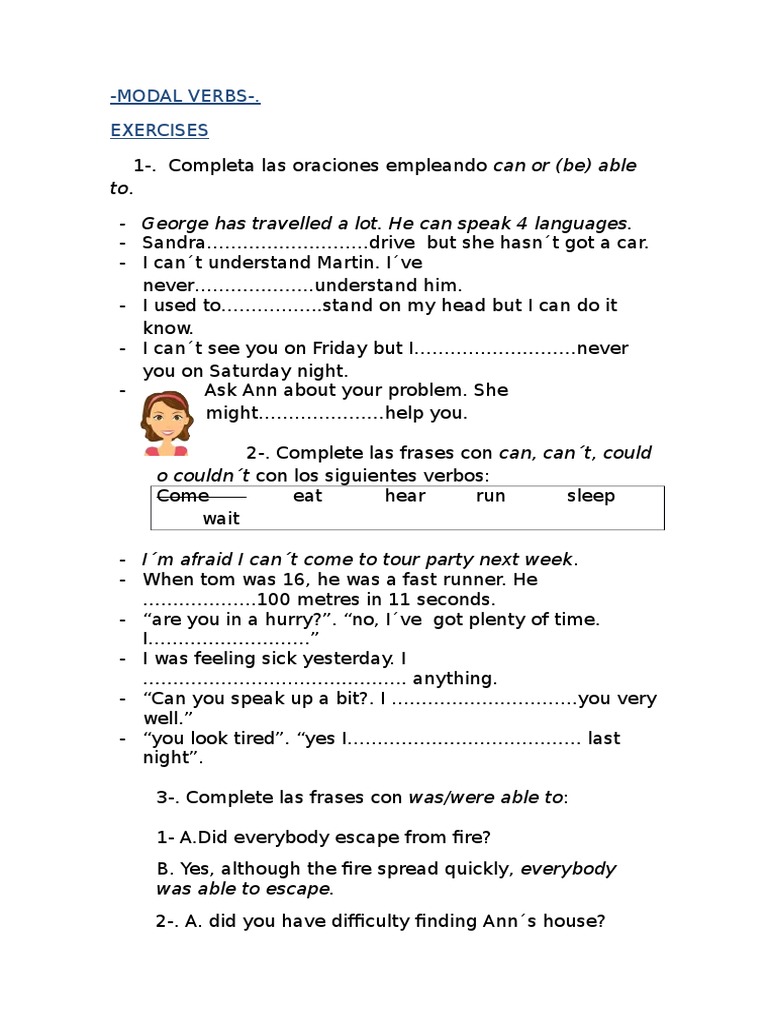 MODAL VERBS Activities | PDF
