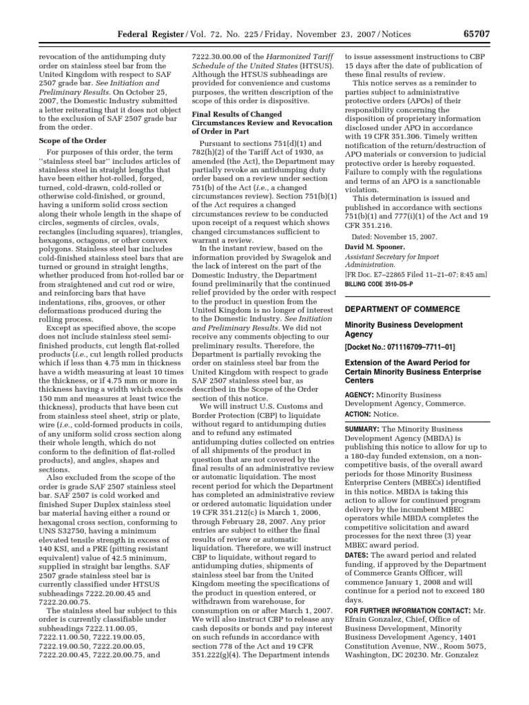 Notice: Grants and Cooperative Agreements Availability, Etc.: Minority ...