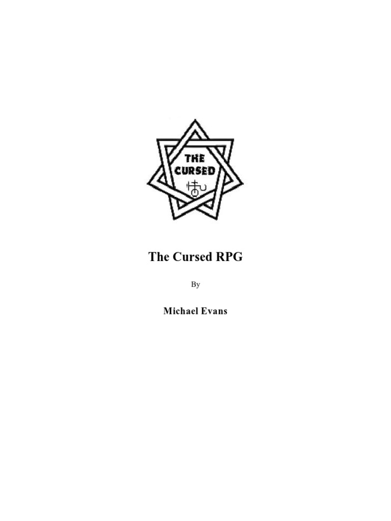 Cursed RPG | PDF | Magic (Paranormal) | Magician (Fantasy)