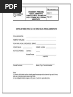 Formato Reporte de Retardo y Salidas | PDF