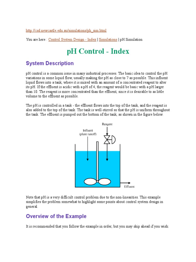 PH Control Simulation | PDF | Ph | Titration