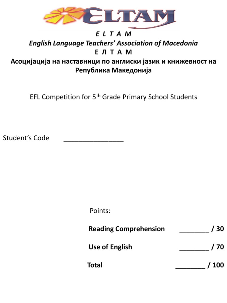 Test V Grade Sample Key-1 PDF | PDF | Organisms | Nature