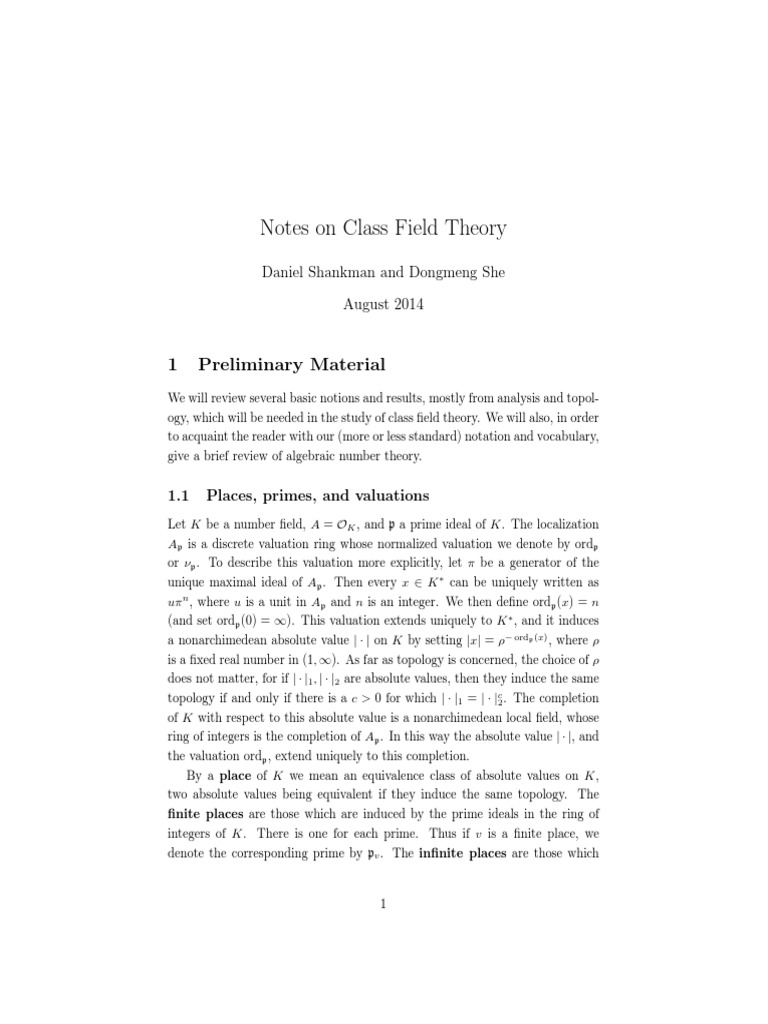 Field Theory Notes Mathematics – Finite Fields Pdf – KFAI