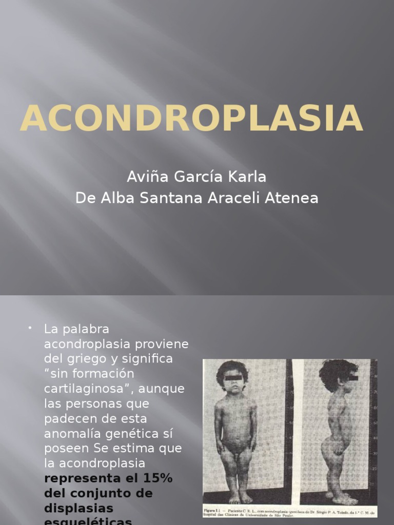 Acondroplasia | PDF | Hueso | Mutación