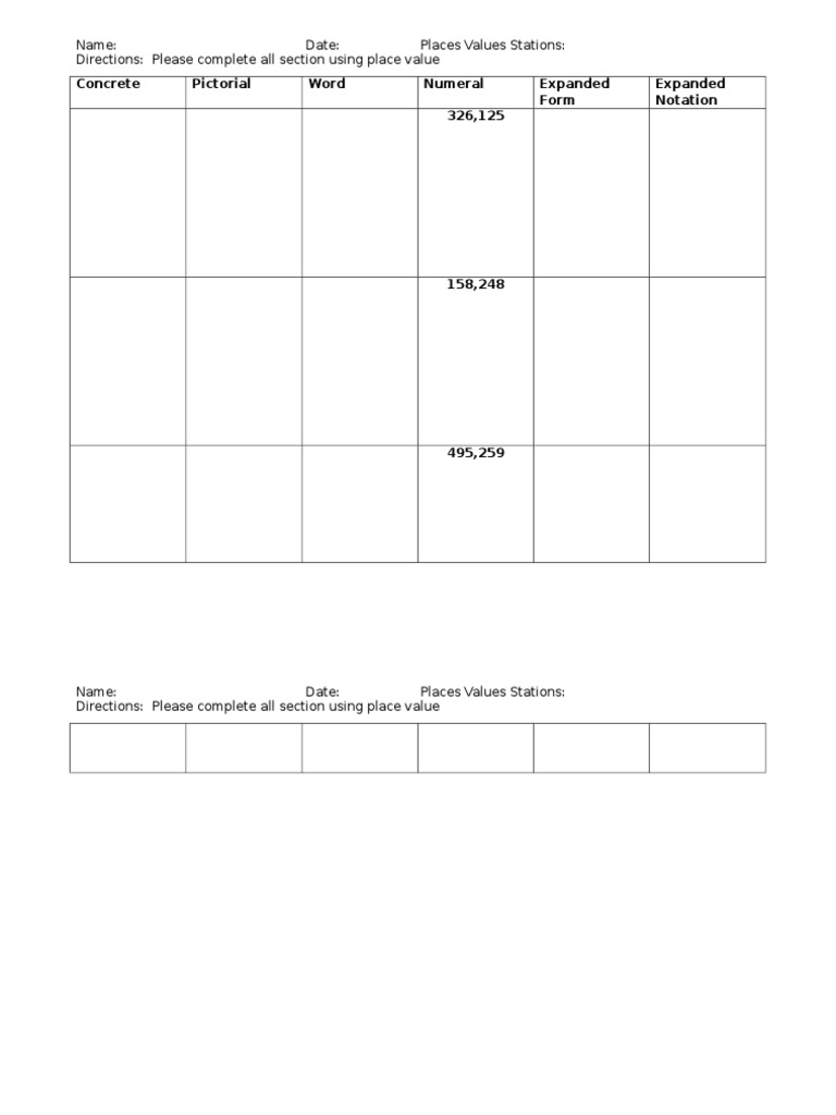 Place Value Station | PDF | Teaching Methods & Materials | Computers
