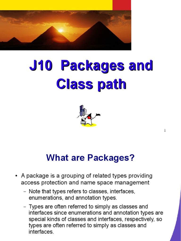 J10 Packages and Class Path | PDF