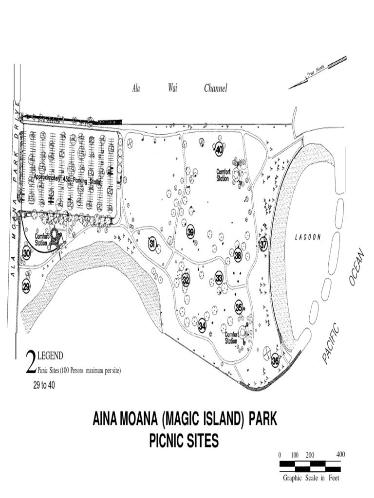 Ala Moana Beach Park Picnic Map | PDF | Young Adult