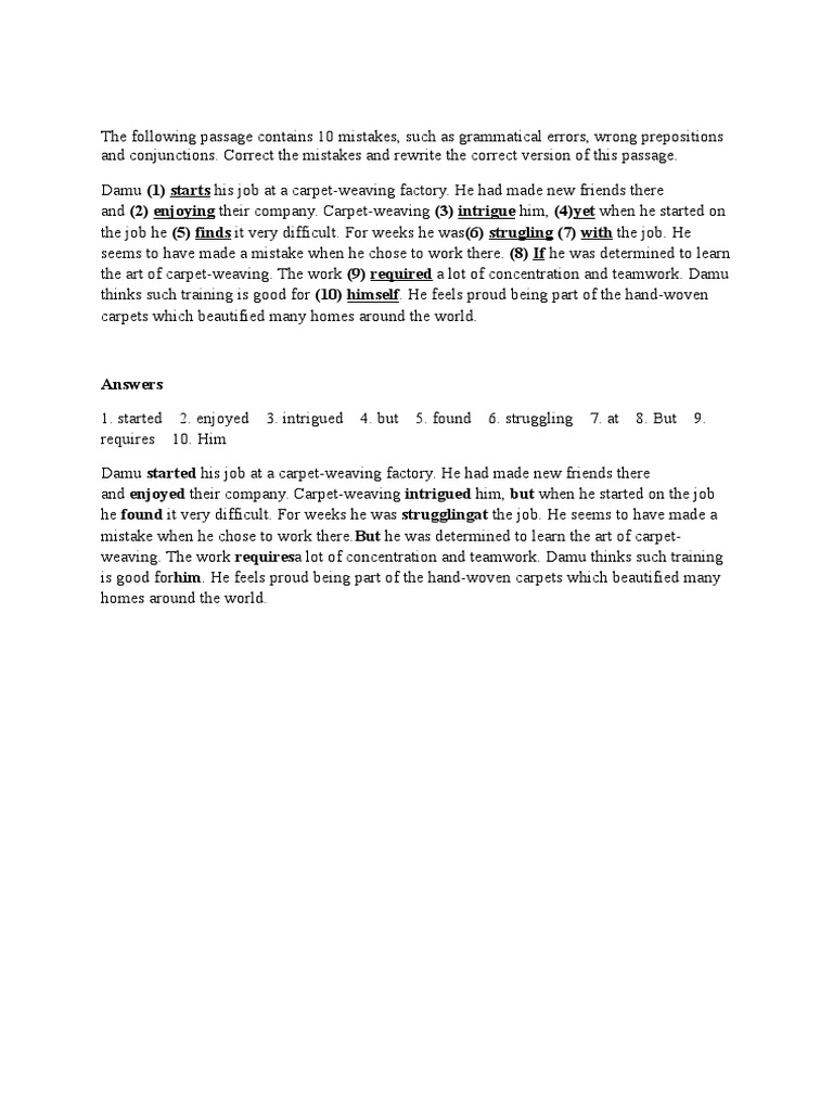 Correcting Grammatical Errors in Text | PDF | Language Arts & Discipline