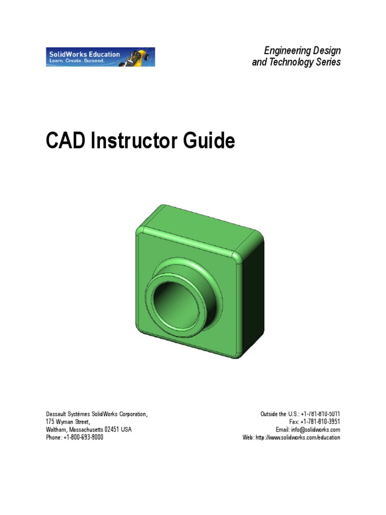 EDU CAD Instructor Guide 2015 ENG SV | PDF | Graphical User Interfaces ...