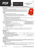 Reliable Alarm Check Valve DATASHEET | PDF | Fire Sprinkler System | Valve