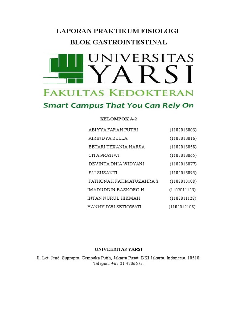 Laporan Praktikum Fisiologi Git | PDF | Sains & Matematika