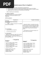 Detailed Lesson Plan in English 6 Causeeffect | Milk | Prayer