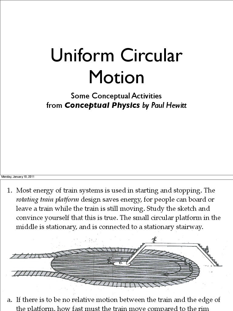 Circular Motion Concept Development | PDF | Acceleration | Force