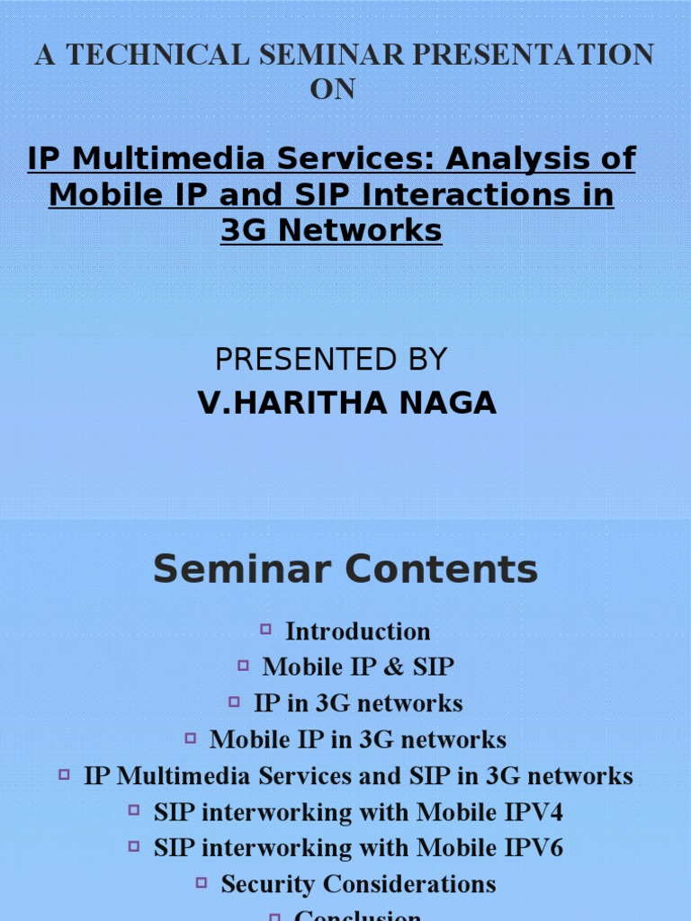 Ip Multimedia Services | PDF | Ip Multimedia Subsystem | Ip Address