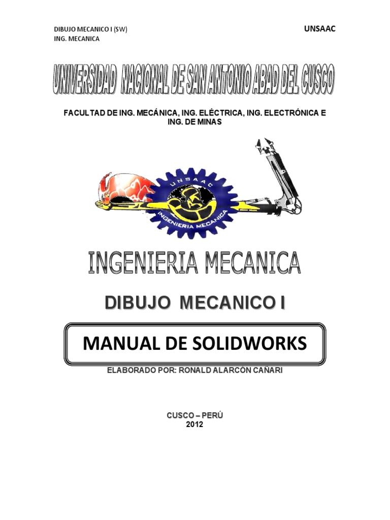 Manual Básico SolidWorks | Point and Click | Herramientas | Prueba ...