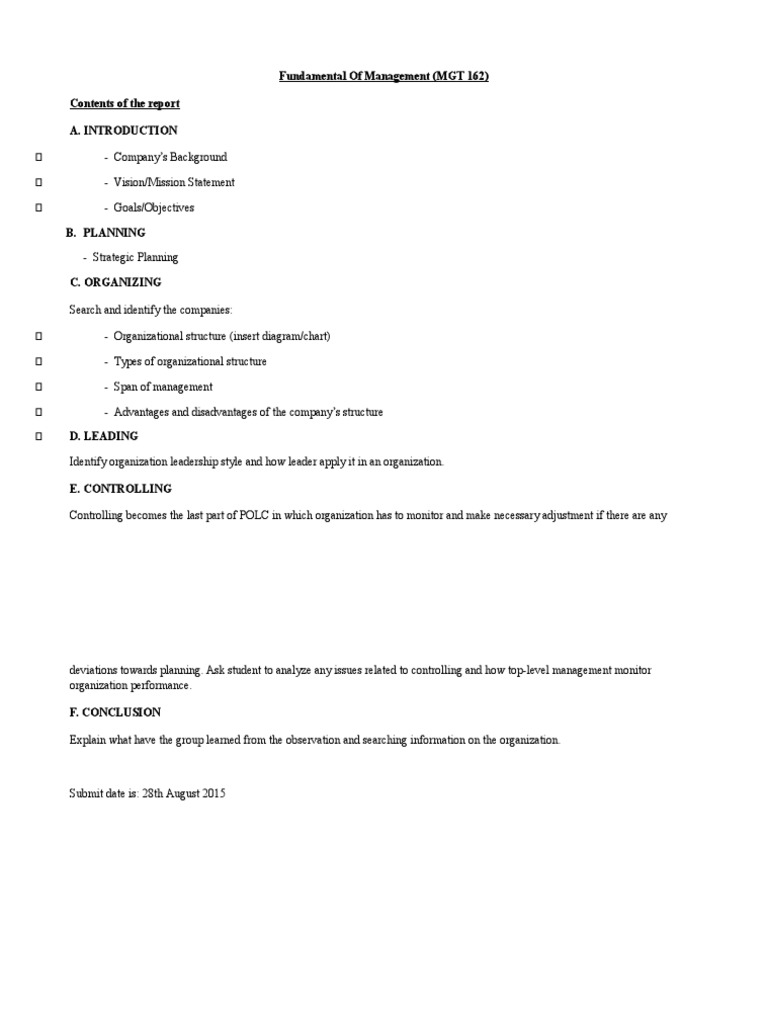 (FORMAT) Assignment MGT 162 | PDF