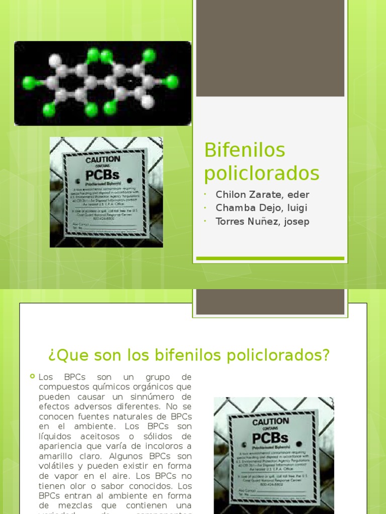 Bifenilos Policlorados | PDF | Bifenilo policlorado | Biología