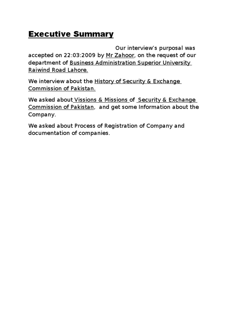 SECP Final Report | PDF | Securities (Finance) | U.S. Securities And Exchange Commission