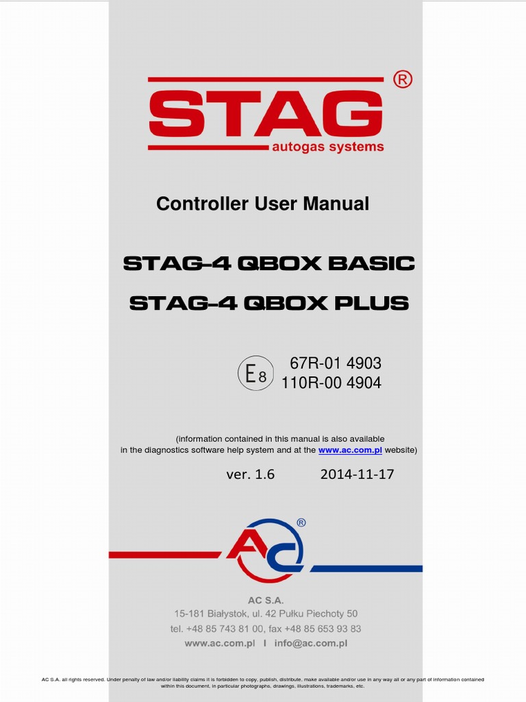 STAG-4 QBOX User Manual Overview | PDF | Fuel Injection | Ignition System