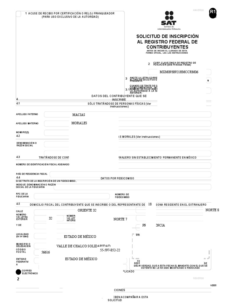 Inscripción al RFC: Requisitos y Guía | PDF | Instituciones sociales ...